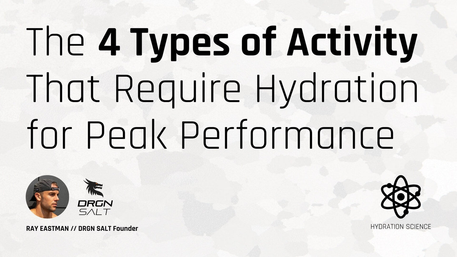 Hydration for Performance: Cardio, Strength, Focus & Sports